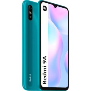 Xiaomi Redmi 9A 4G LTE (32GB+2GB) Factory Unlocked (Tmobile Mint Ultra Tello Global) Global Dual Sim 13MP + (w/Fast Car Charger Bundle) (Peacock Green)