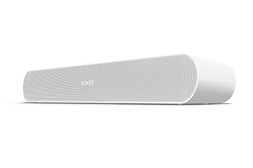 Sonos Ray Essential Soundbar, for TV, Music and Video Games - White