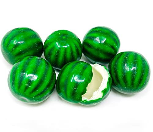 SweetGourmet Watermelon Gum Balls | 1 inch Bubble Gum | 1.5 Pound