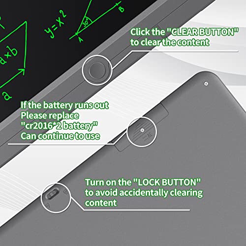 LCD Writing Tablet 15 Inch,Kids Drawing Tablet Doodle Board Drawing Pad for Adults & Kids, Electronic Writing Board, Educational Toys Gifts for Kids and Adults at Home,School and Office