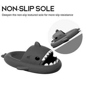 Metog Cloud Shark Slides Non-Slip Open Toe Slippers Kids Girls Boy Cute Lightweight Sandals on Beach Pool Shower