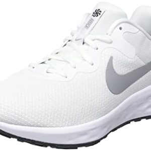 Nike Revolution 6 Nn Mens Running Trainers Dc3728 Sneakers Shoes (UK 8 US 9 EU 42.5, White Wolf Grey Pure Platinum 100)