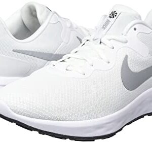 Nike Revolution 6 Nn Mens Running Trainers Dc3728 Sneakers Shoes (UK 8 US 9 EU 42.5, White Wolf Grey Pure Platinum 100)