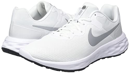 Nike Revolution 6 Nn Mens Running Trainers Dc3728 Sneakers Shoes (UK 8 US 9 EU 42.5, White Wolf Grey Pure Platinum 100)