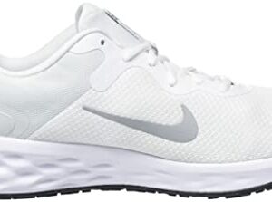 Nike Revolution 6 Nn Mens Running Trainers Dc3728 Sneakers Shoes (UK 8 US 9 EU 42.5, White Wolf Grey Pure Platinum 100)