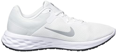 Nike Revolution 6 Nn Mens Running Trainers Dc3728 Sneakers Shoes (UK 8 US 9 EU 42.5, White Wolf Grey Pure Platinum 100)