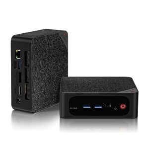 beelink mini pc, amd ryzen 7 5800h 8 core(up to 4.4ghz), 32gb ddr4 ram 500gb nvme m.2 ssd, ser5 max mini desktop computer support 4k@60hz triple display/wifi 6/bt5.2/dp/hdmi/usb-c, gaming/office/home