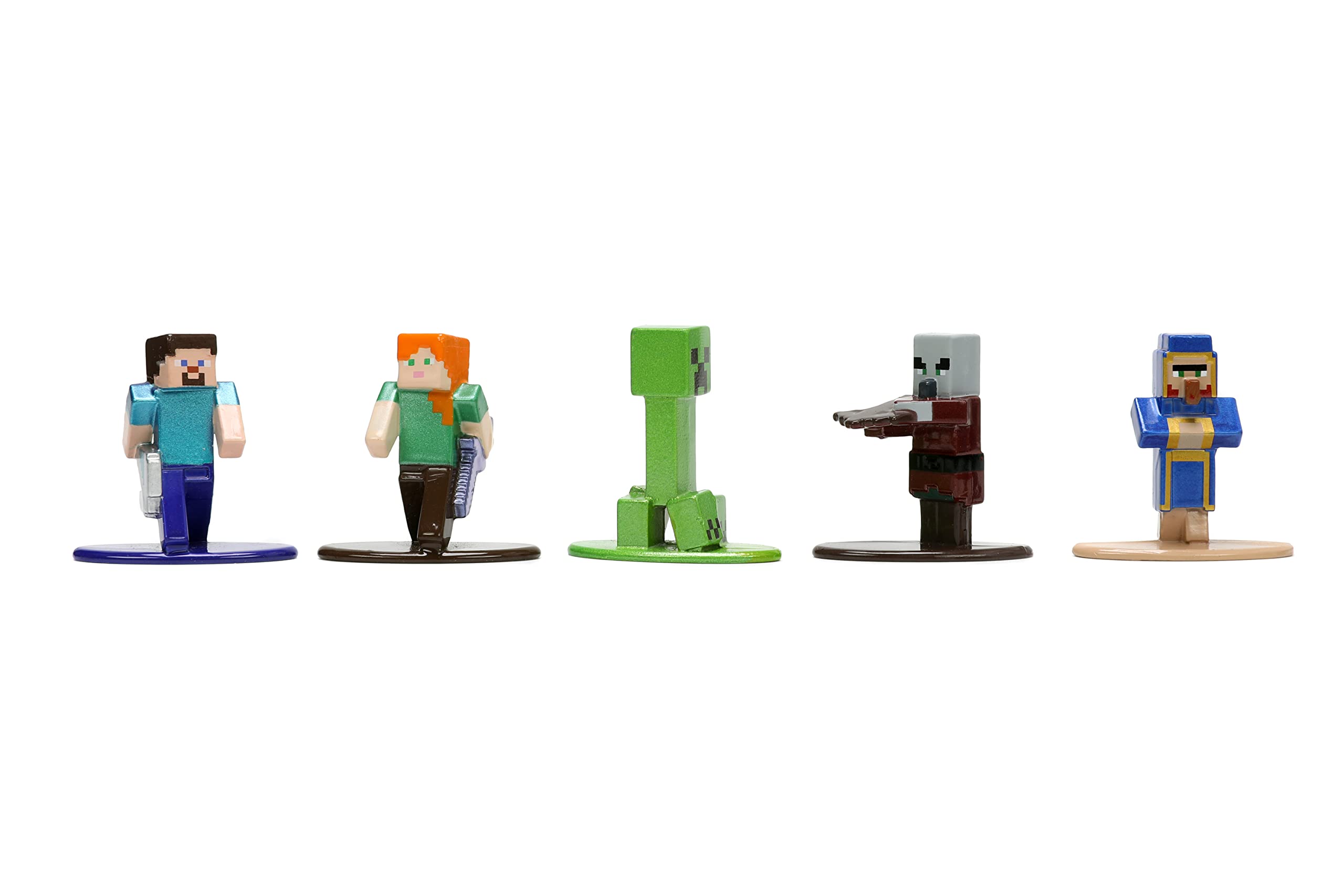 Minecraft Caves and Cliffs 1.65" 18-Pack Series 8 Die-cast Figures, Toys for Kids and Adults