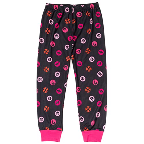 Miraculous Cat Noir Ladybug Rena Rouge Little Girls Pajama Shirt Pants Pink/Black 5-6