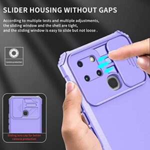 Back Cover Silicone Kickstand Case Compatible Compatible with infinix Smart 6,[3 Stand Ways] Vertical and Horizontal Stand Case,Full Body Hard Slim Protective Phone Case Lanyard Case