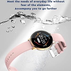 Yihou Smart Watch (Make/Answer Call) Fitness Tracker Waterproof Pedometer Step Counter Smart Watch with Text and Call Sport Smart Watch for Android Phones Compatible iPhone Smartwatch for Women Men