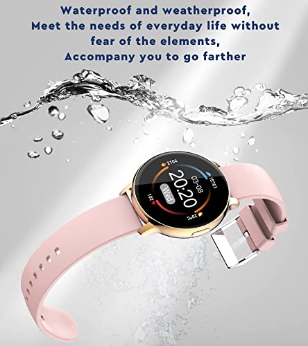 Yihou Smart Watch (Make/Answer Call) Fitness Tracker Waterproof Pedometer Step Counter Smart Watch with Text and Call Sport Smart Watch for Android Phones Compatible iPhone Smartwatch for Women Men