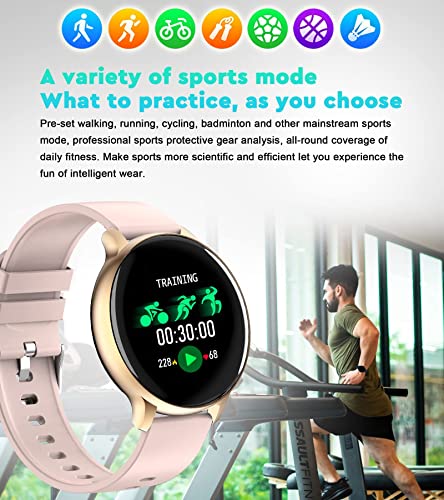 Yihou Smart Watch (Make/Answer Call) Fitness Tracker Waterproof Pedometer Step Counter Smart Watch with Text and Call Sport Smart Watch for Android Phones Compatible iPhone Smartwatch for Women Men