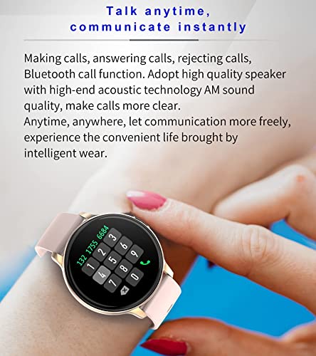 Yihou Smart Watch (Make/Answer Call) Fitness Tracker Waterproof Pedometer Step Counter Smart Watch with Text and Call Sport Smart Watch for Android Phones Compatible iPhone Smartwatch for Women Men