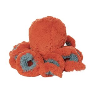 Manhattan Toy Coral Orange Octopus 12" Ocean Sea Life Stuffed Animal Toy