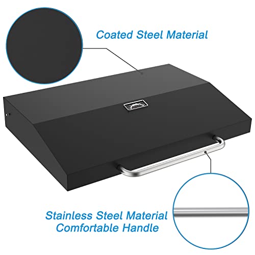 Upgrade Hinged Lid for Blackstone 28 inch 1517 Griddle, Griddle Hard Cover Flat Top Lid Compatible with 28" Blackstone Griddle