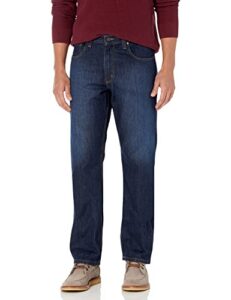 carhartt men's relaxed fit 5-pocket jean, deep creek, 34 x 32