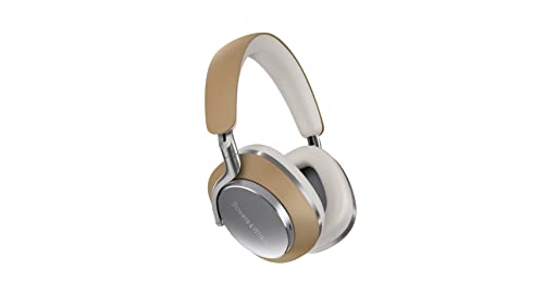 Bowers & Wilkins Px8 Over-Ear Wireless Headphones, Advanced Active Noise Cancellation, Compatible with B&W Android/iOS Music App, Premium Design, Offers 7-Hour Playback on 15-Min Quick Charge, Tan