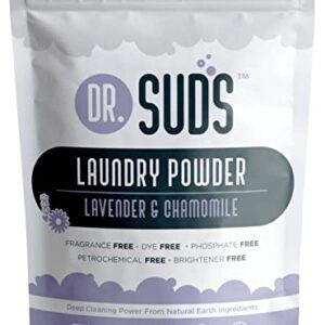 New Dr Suds Natural Laundry Detergent Powder 100+ Loads Lavender Chamomile Made with Natural Earth Minerals