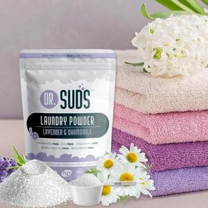 New Dr Suds Natural Laundry Detergent Powder 100+ Loads Lavender Chamomile Made with Natural Earth Minerals