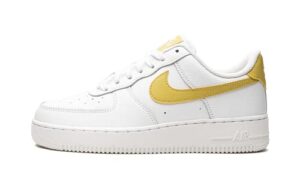 nike womens wmns air force 1 low 315115 170 white/saturn gold - size 8.5w