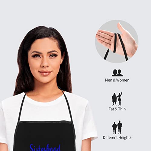 Apron For Women Men Chef Funny Aprons Kitchen Baking Painting Gardening And Party