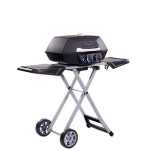 Pit Boss 2B Portable Gas Grill with Collapsible Cart, Black (10919)