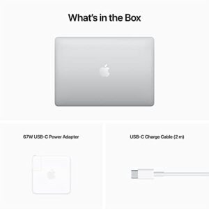 Apple 2022 MacBook Pro Laptop with M2 chip: 13-inch Retina Display, 8GB RAM, 256GB ​​​​​​​SSD ​​​​​​​Storage, Touch Bar, Backlit Keyboard, FaceTime HD Camera. Works with iPhone and iPad; Silver