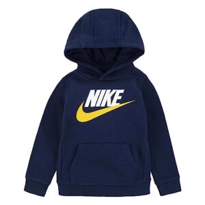 nike baby boy's club hbr pullover (toddler) midnight navy 3t (toddler)