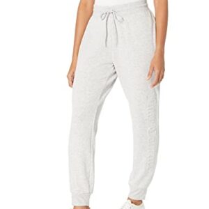 Juicy Couture Women's Iconic Logo Jogger, Light Heather Grey, X-Large