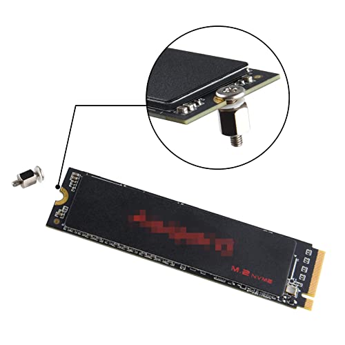 ASTARON M.2 SSD Screws Kit, Nvme M2 Screws Suitable for ASUS MSI Gigabyte NGFF Motherboard