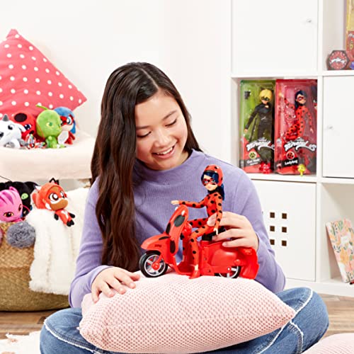 Miraculous Ladybug Switch N Go Scooter And Fashion Doll Playset | 26cm Miraculous Ladybug Doll With Transforming Scooter And Accessories | Miraculous: Tales Of Ladybug And Cat Noir Toys Scooter Doll