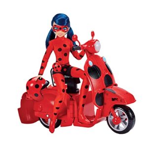 Miraculous Ladybug Switch N Go Scooter And Fashion Doll Playset | 26cm Miraculous Ladybug Doll With Transforming Scooter And Accessories | Miraculous: Tales Of Ladybug And Cat Noir Toys Scooter Doll