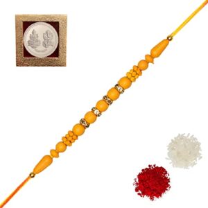 amba handicraft rakhi/rakhi for brother/rakhi set/rakhi for brother and bhabhi/rakhi card/rakhdi/send rakhi to usa/rakhi for brother with gift set/rakhee