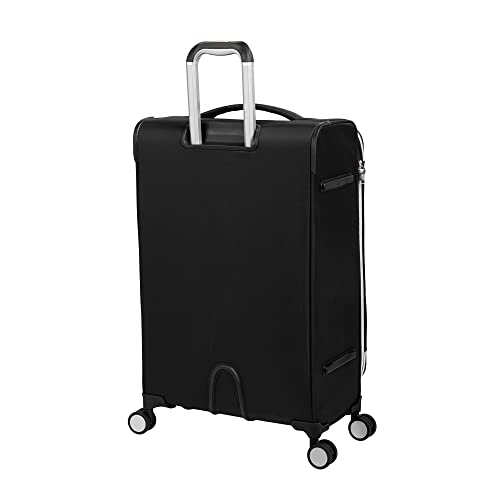 it luggage Expectant 28" Softside Checked 8 Wheel Expandable Spinner, Black