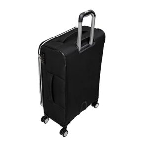 it luggage Expectant 28" Softside Checked 8 Wheel Expandable Spinner, Black