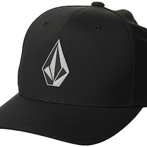 Volcom Men's Stone Tech Delta Water Resistant Hat, Black-New, Small