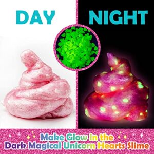 Original Stationery Unicorn Magical Slime Kit for Girls 10-12 to Make Unicorn Slime and Glow in The Dark Unicorn Slime for Kids