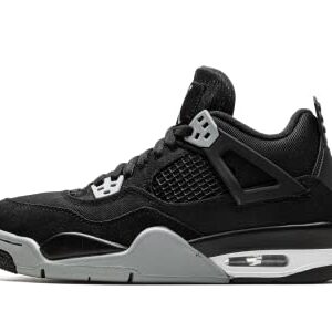 Jordan Youth Air 4 GS DV0553 006 Black Canvas - Size 5Y