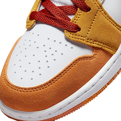 Jordan Boy's Air 1 Mid SE (Big Kid) Paprika/Cinnabar/Black/Canyon Gold 5 Big Kid M