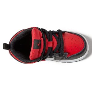 Jordan Baby Boy's 1 Mid (Infant/Toddler) Black/Fire Red/White 5 Toddler M