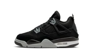 jordan youth air 4 gs dv0553 006 black canvas - size 4.5y