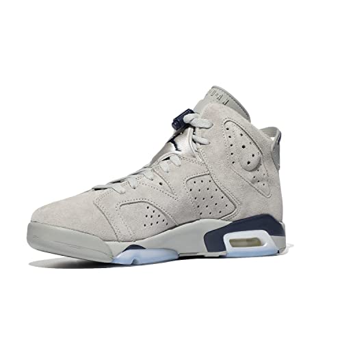 Jordan Boy's Air Jordan 6 Retro (Big Kid) Magnet/College Navy 4 Big Kid M