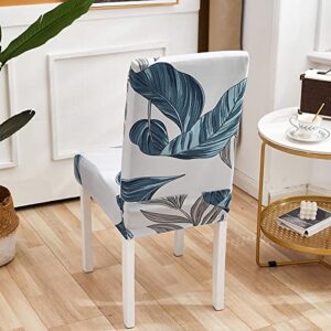 Spandex Geometric Modern Printed Chair Covers Elastic for Dining Room Slipcovers Stretch for Wedding Office Banquet Covers for Chairs Q7 1 pcs