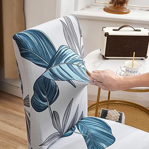 Spandex Geometric Modern Printed Chair Covers Elastic for Dining Room Slipcovers Stretch for Wedding Office Banquet Covers for Chairs Q7 1 pcs