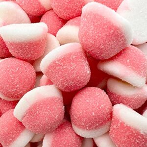 Funtasty Gummy Candy Pink Strawberry Puffs - Bulk Pack 2 Pounds