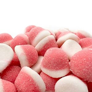 Funtasty Gummy Candy Pink Strawberry Puffs - Bulk Pack 2 Pounds