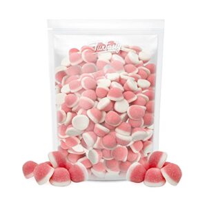 Funtasty Gummy Candy Pink Strawberry Puffs - Bulk Pack 2 Pounds