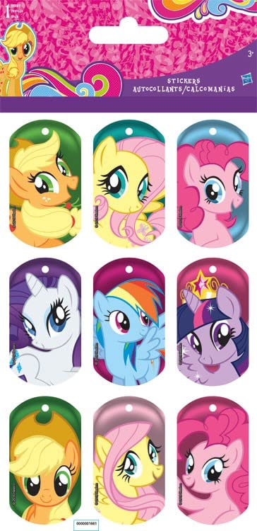 My Little Pony Stickers for Girls Bundle ~ 175+ My Little Pony Party Favors for Goodie Bag Fillers Featuring Cutie Marks | MLP Party Supplies Decorations