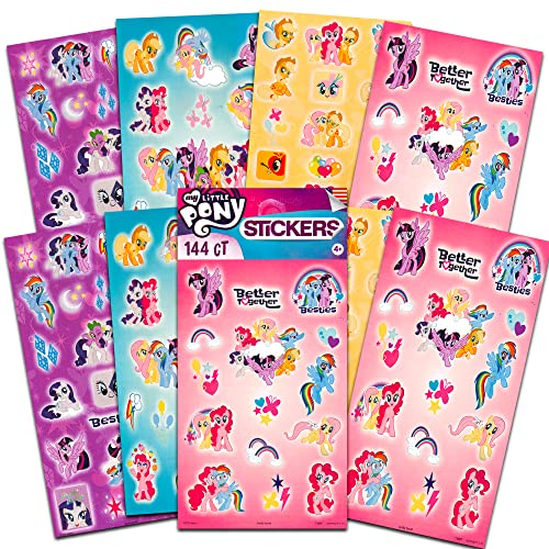 My Little Pony Stickers for Girls Bundle ~ 175+ My Little Pony Party Favors for Goodie Bag Fillers Featuring Cutie Marks | MLP Party Supplies Decorations